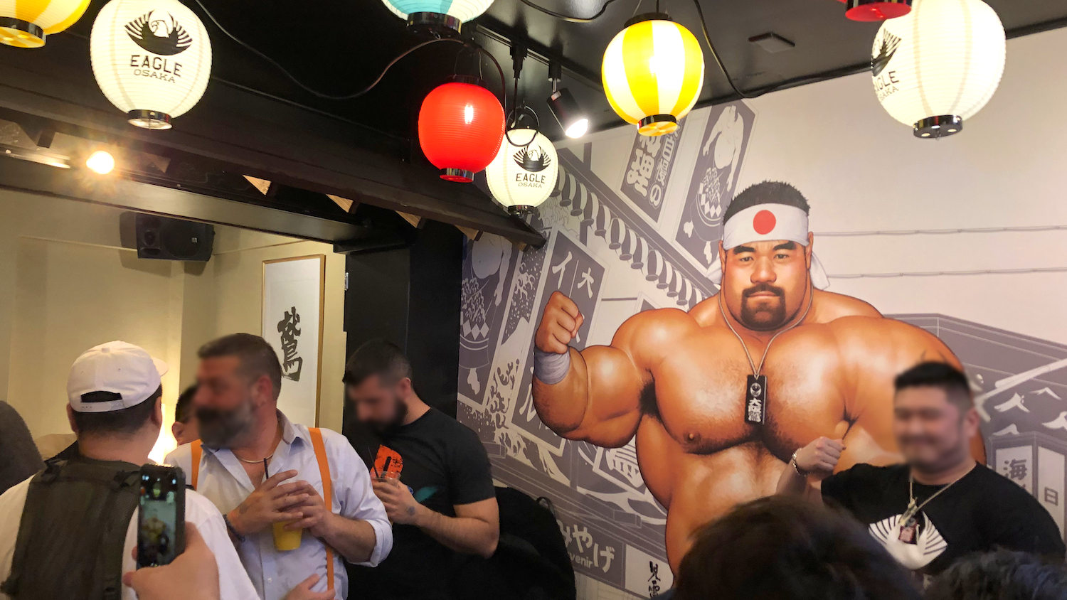 EAGLE OSAKA: Best gay bear bar in Osaka - Sushi Sandwich